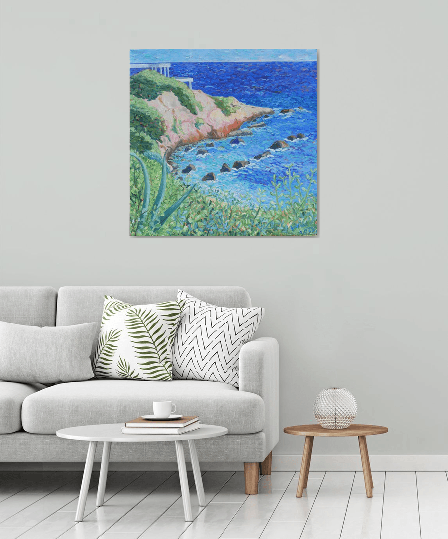 BAHÍA ROCOSA SOLD Oil painting: Kirsty Wain | Artfinder