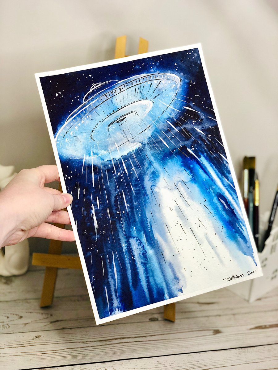 Alien #2 Watercolour: Svetlana Vitman | Artfinder
