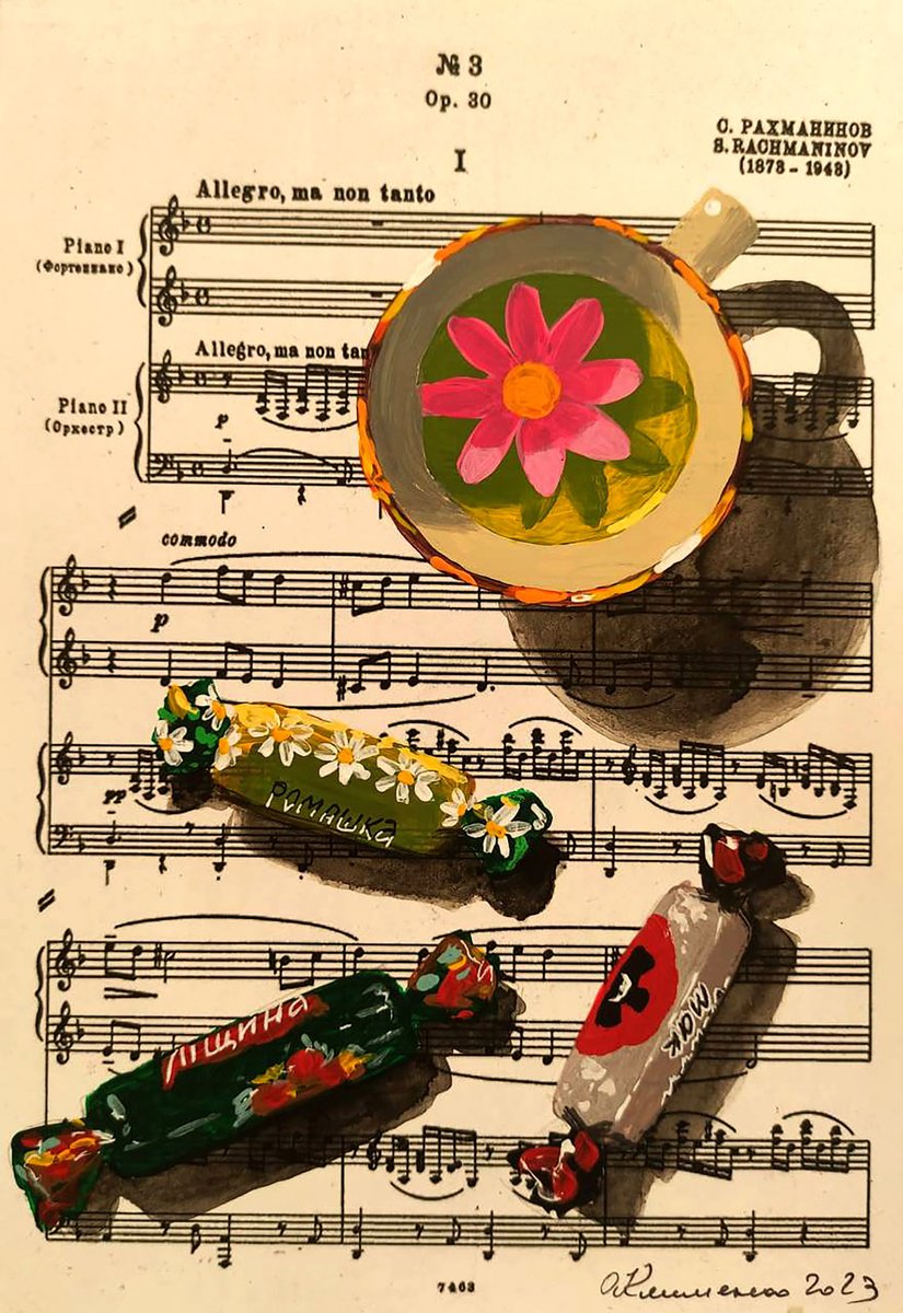 Pleasure Acrylic painting by Elena Klimenko | Artfinder