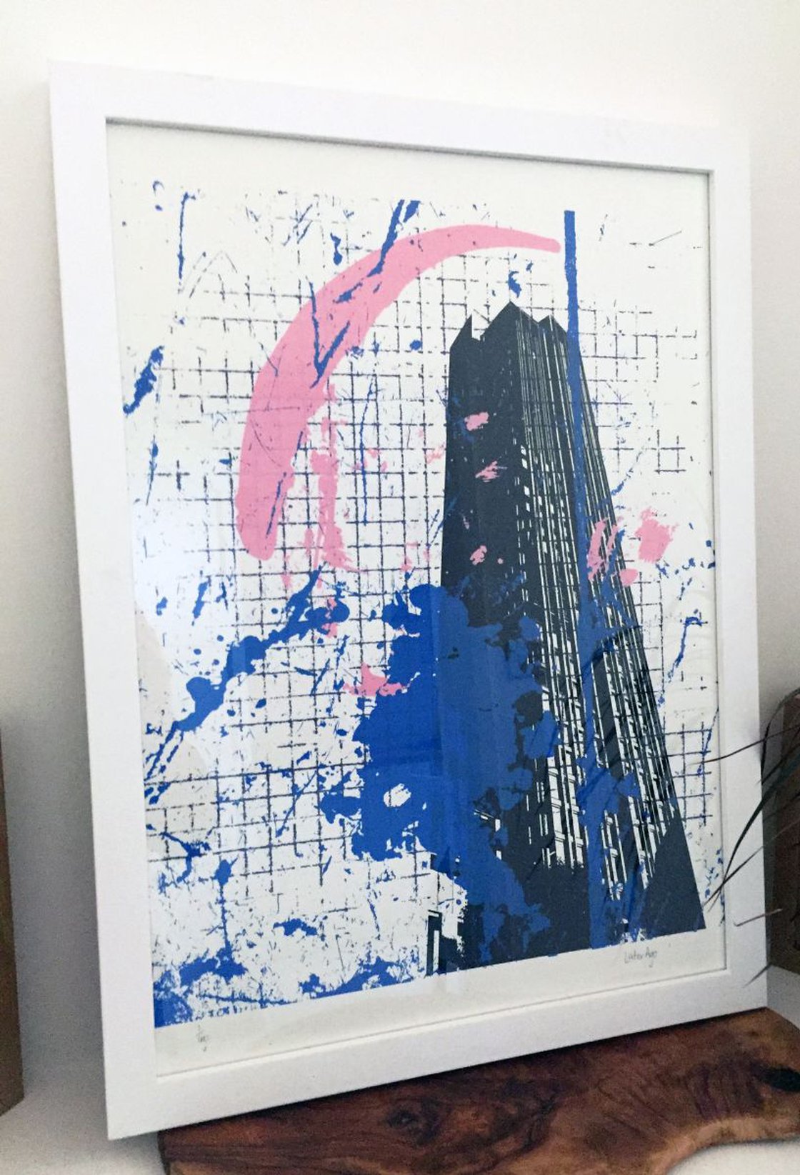 South Bank Tower Screenprint by Later Ago | Artfinder