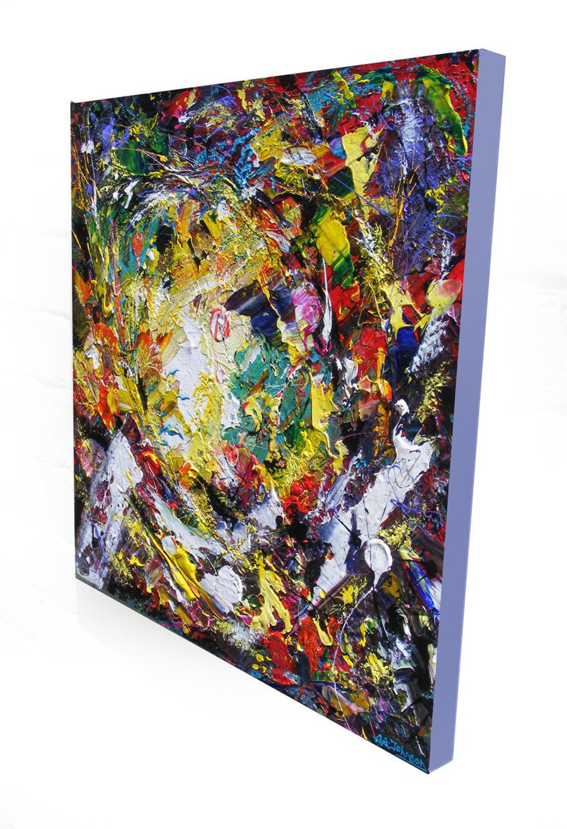 Contemporary Abstract "Earth Light" Acrylic painting: Andrew Alan ...