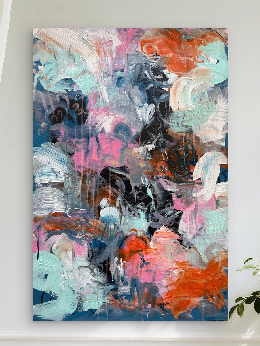 When the Sky Forgets Its Shape Acrylic painting: Theodor Anghel | Artfinder