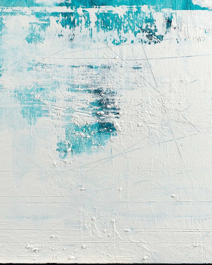 White Scenery Acrylic painting: Nemanja Nikolic | Artfinder