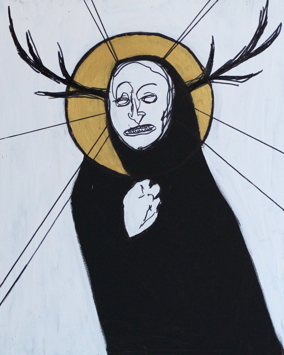 Mephistopheles Oil painting by Mark Barrable | Artfinder