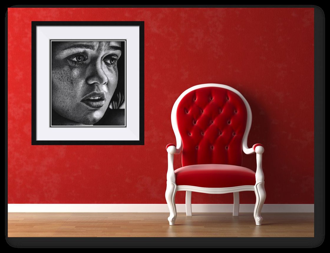 Anguish Pencil drawing: Paul Stowe | Artfinder