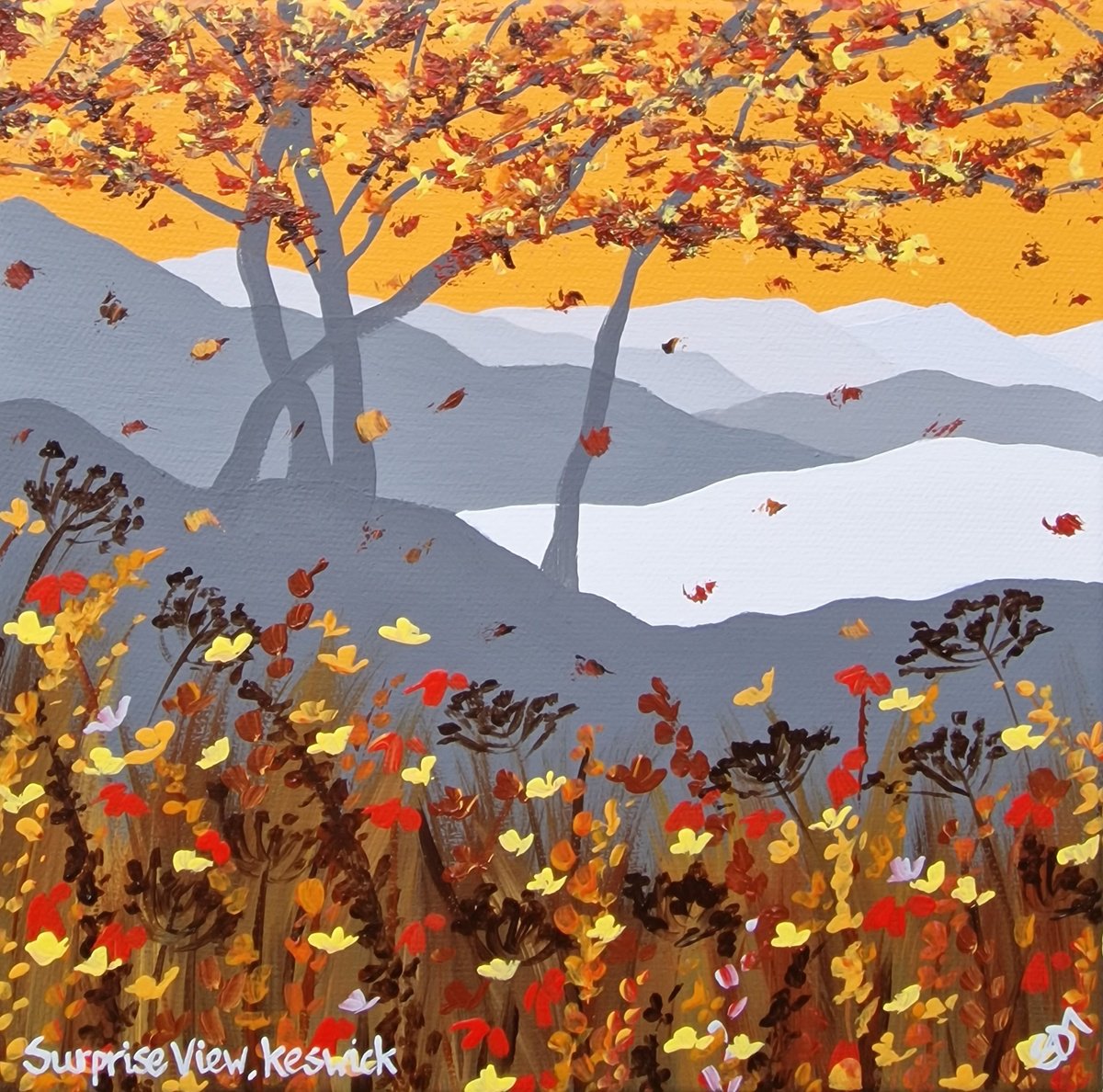 Surprise View, Keswick Acrylic painting by Sam Martin | Artfinder