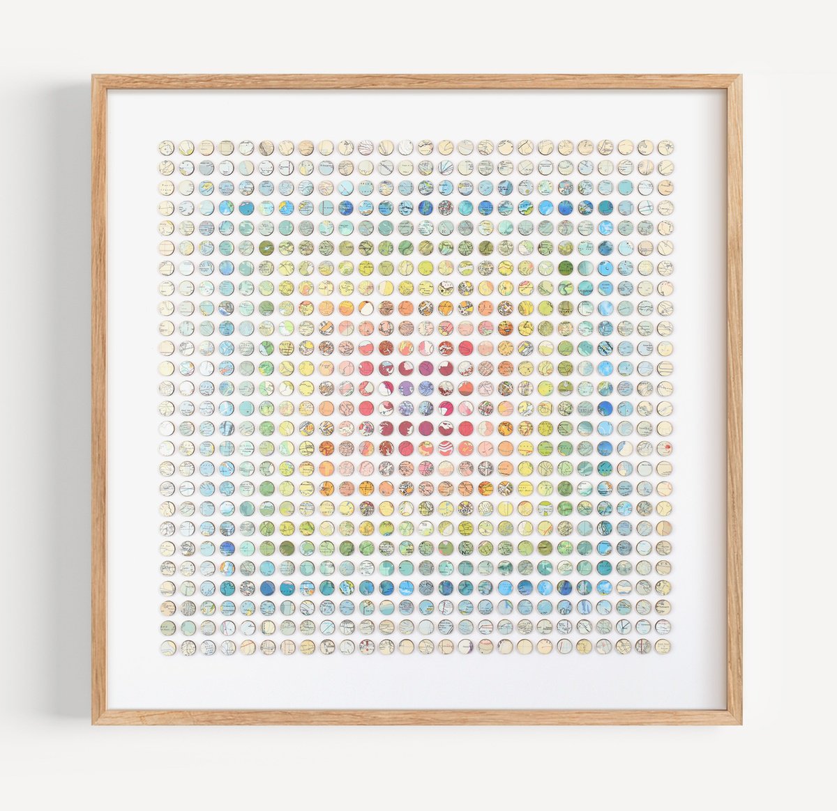 Concentric Map Rainbow Collage: Amelia Coward | Artfinder