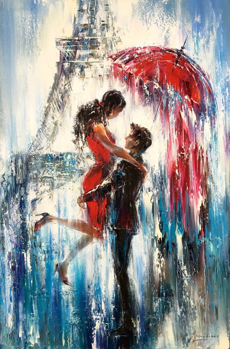 After a long separation Oil painting: Olena Romanenko | Artfinder