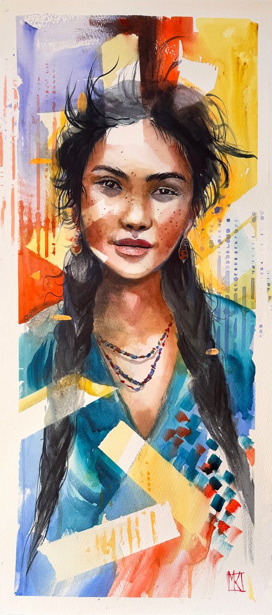 Where the Wind Begins Watercolour: Maria Kireev | Artfinder