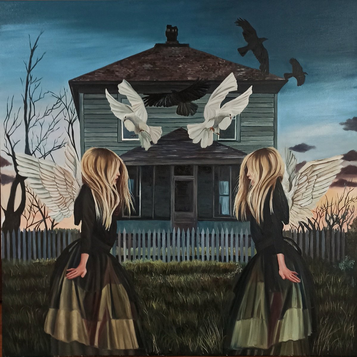 Imperfect dualism Oil painting: Laura Muolo | Artfinder