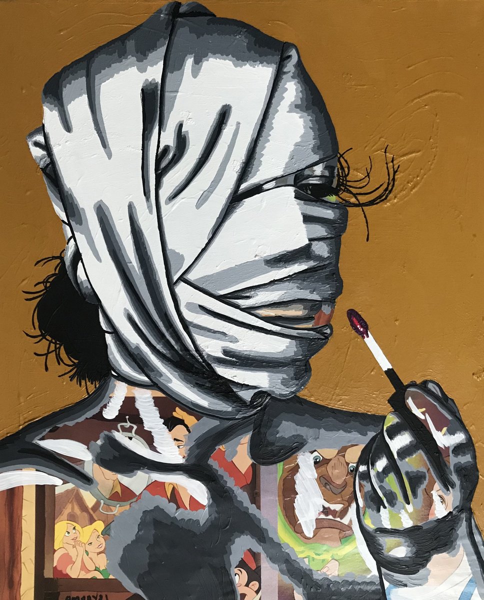 Snapchat Syndrome Mixed-media painting by Annabelle Amory | Artfinder