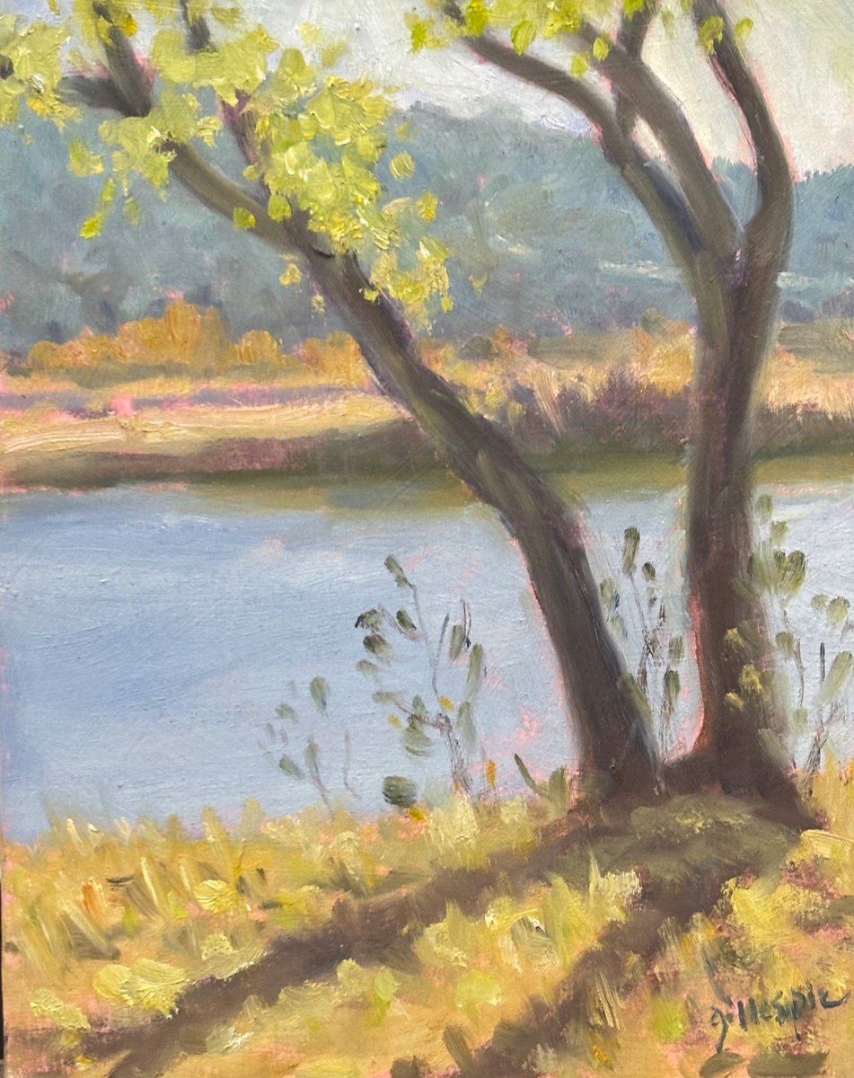 Lake Nimitz Oil painting by Michael Gillespie | Artfinder