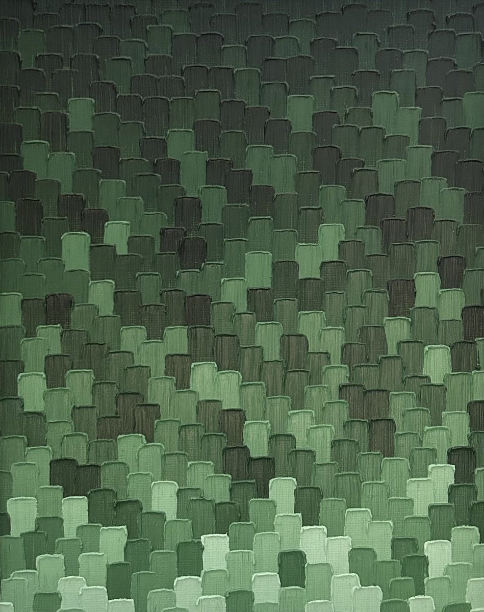 Silent Pine Oil painting by Meredith B. Studios | Artfinder