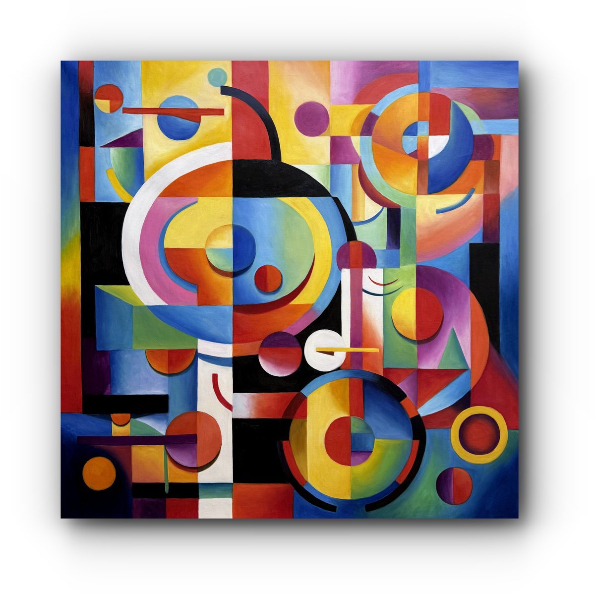 I DIDN'T SEE ANYTHING Acrylic painting: Angel Rivas | Artfinder