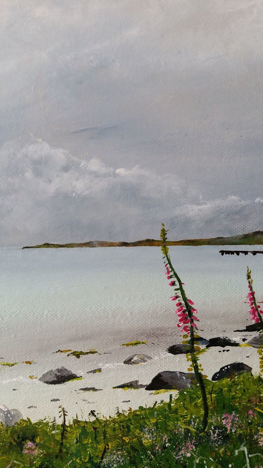 Gigha Scottish Seascape Acrylic painting by Stephen Murray | Artfinder