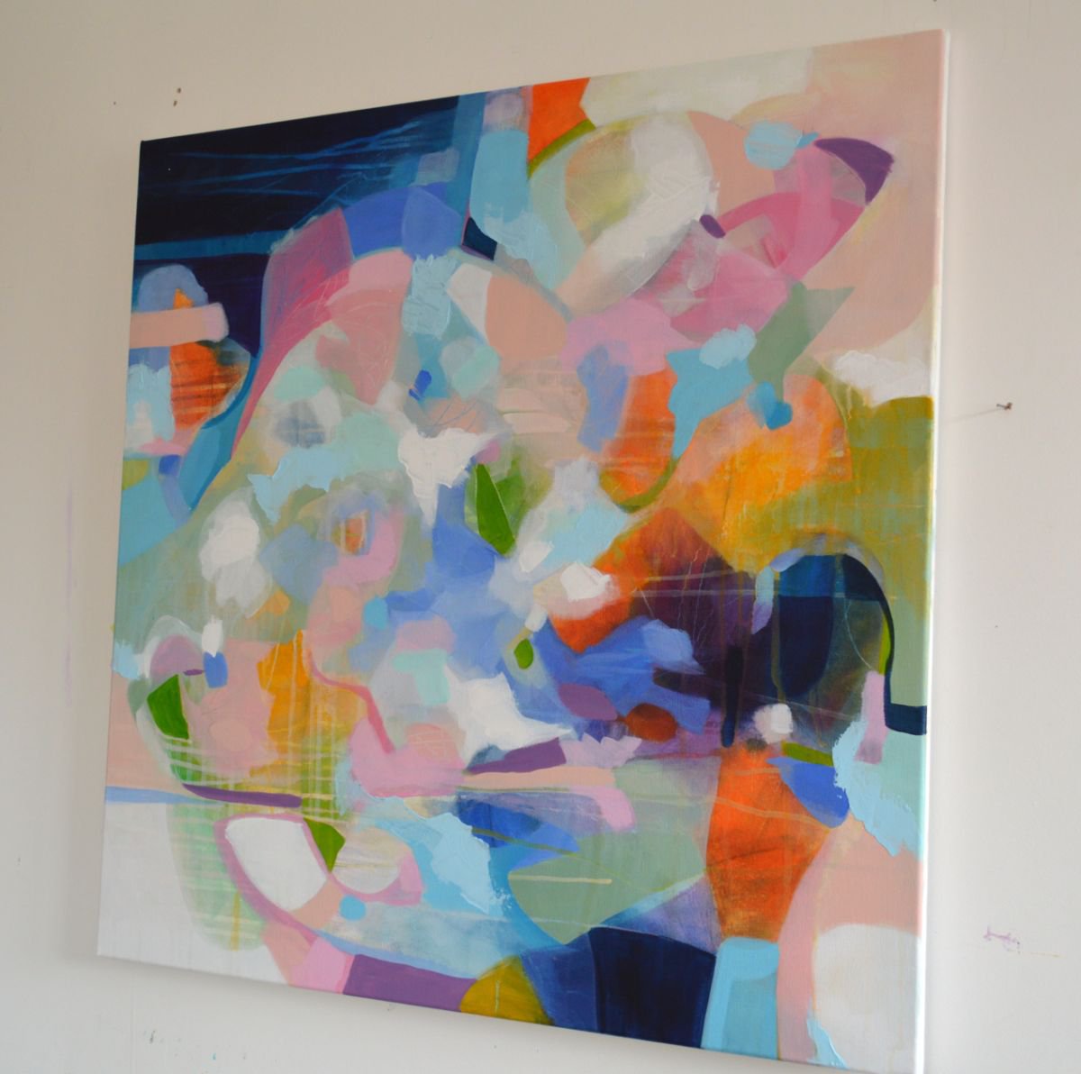 The Devoted Something - Large Original Abstract Painting Acrylic ...