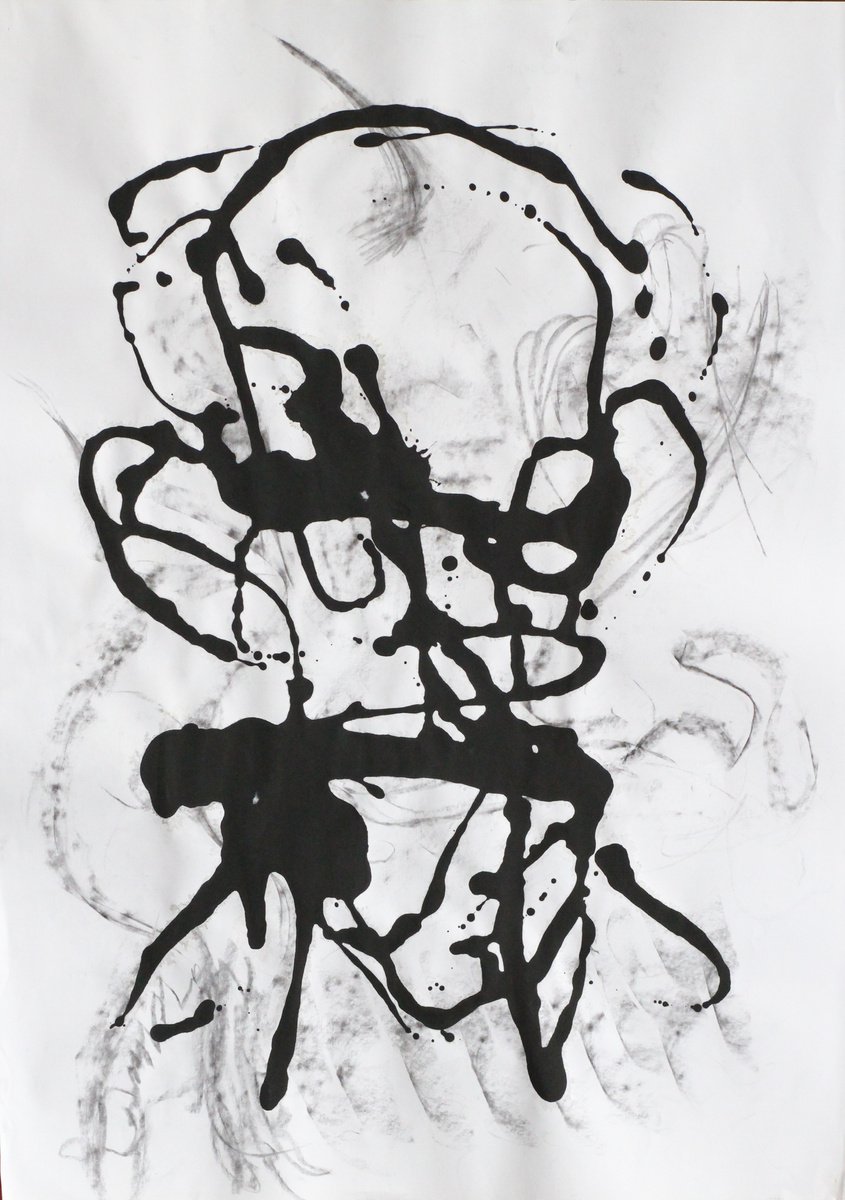 Action Portrait Acrylic painting by Mark Barrable | Artfinder