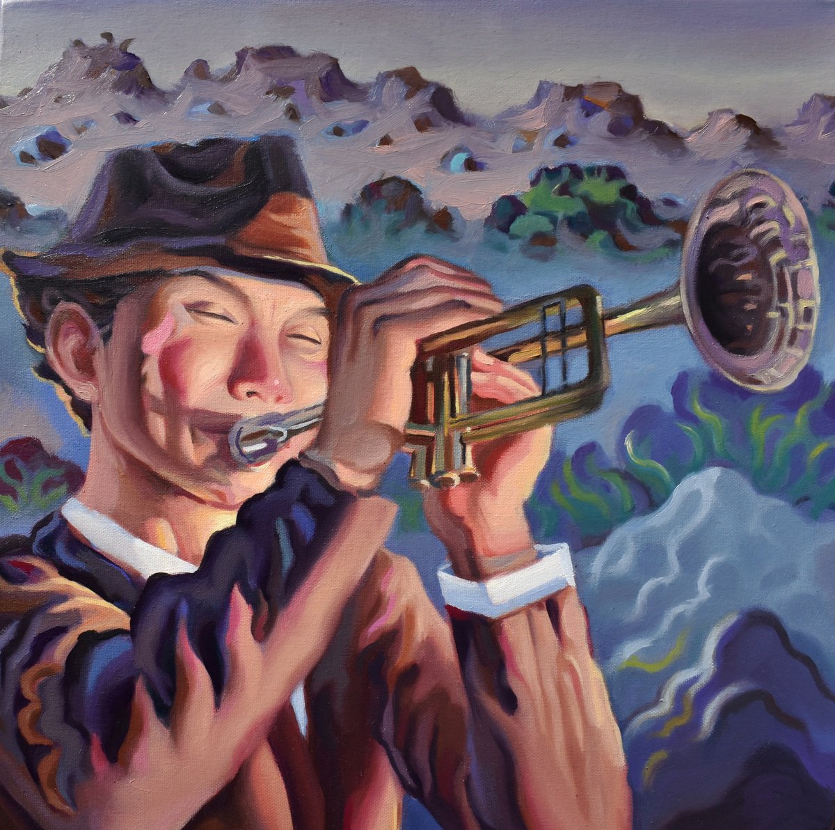 Note number 6 Oil painting: RAKESH RAY CHOUDHURY | Artfinder