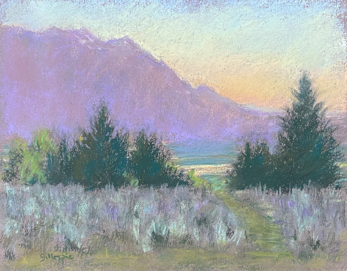 Mountain Dawn Painting by Michael Gillespie | Artfinder