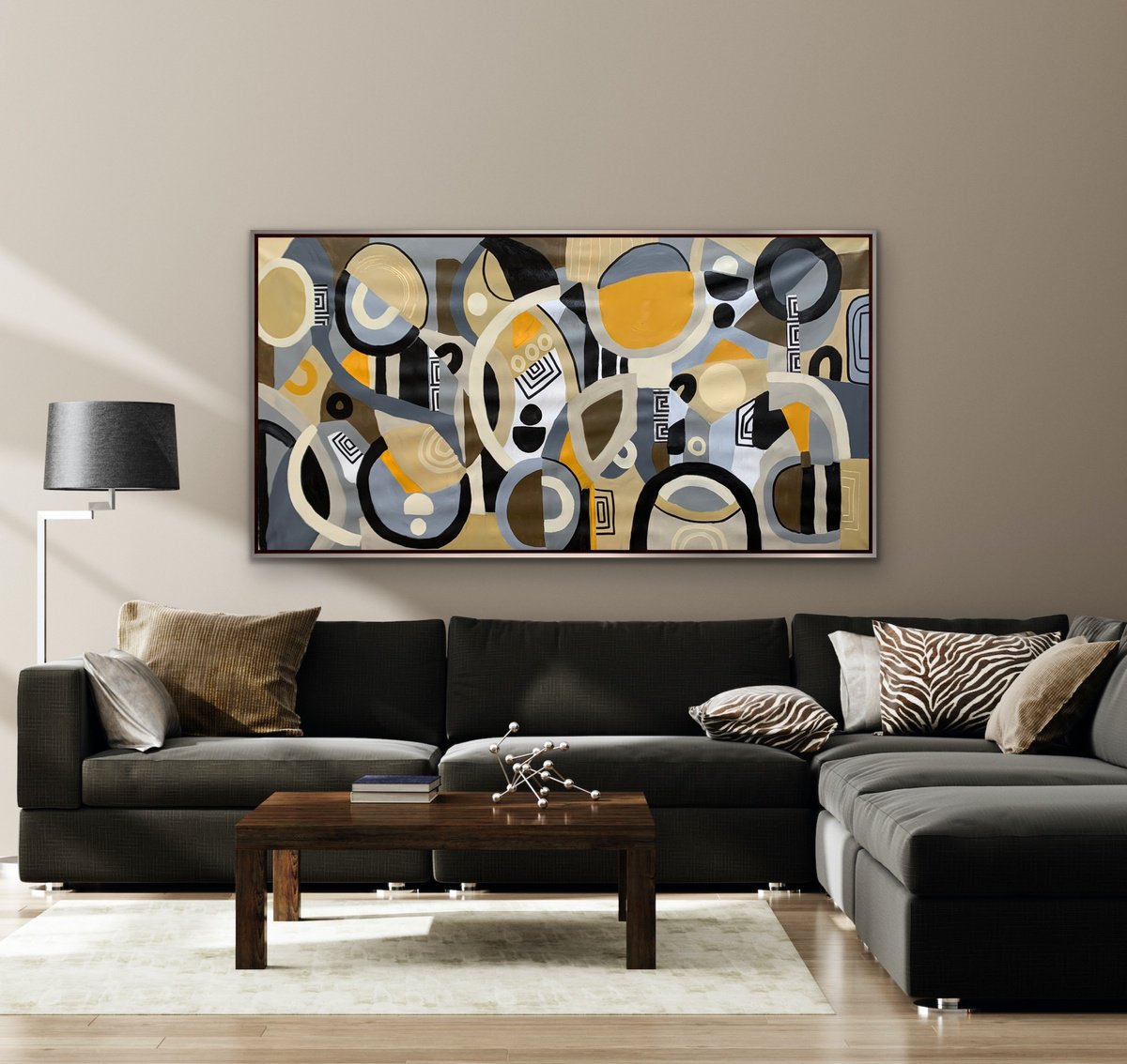 Alignment Acrylic painting: Rashna Hackett | Artfinder