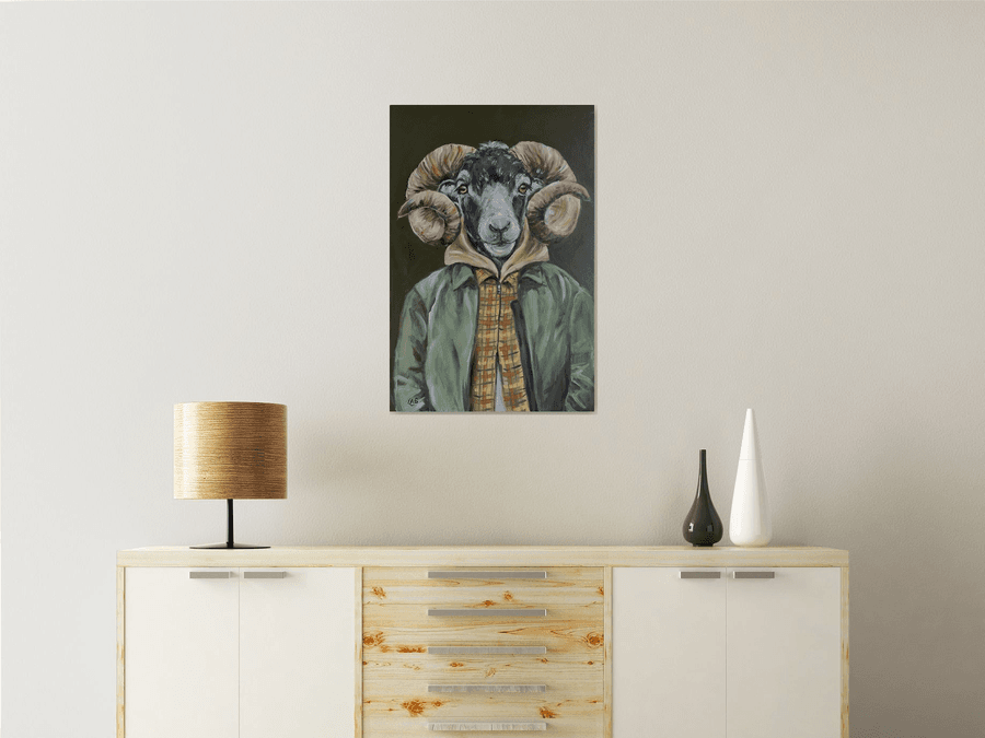 Ronald Ram Acrylic painting: Louise Brown | Artfinder