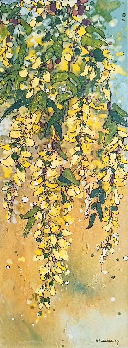 Laburnum Acrylic painting: Beta Sudnikowicz | Artfinder