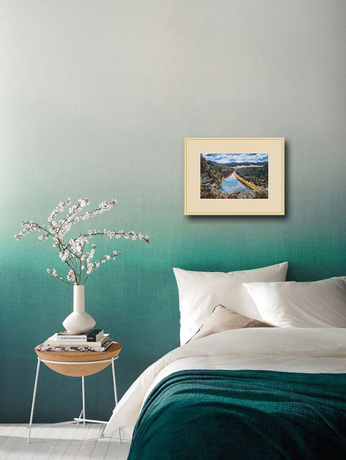 Rafting on a mountain river Oil painting by Liubov Samoilova | Artfinder