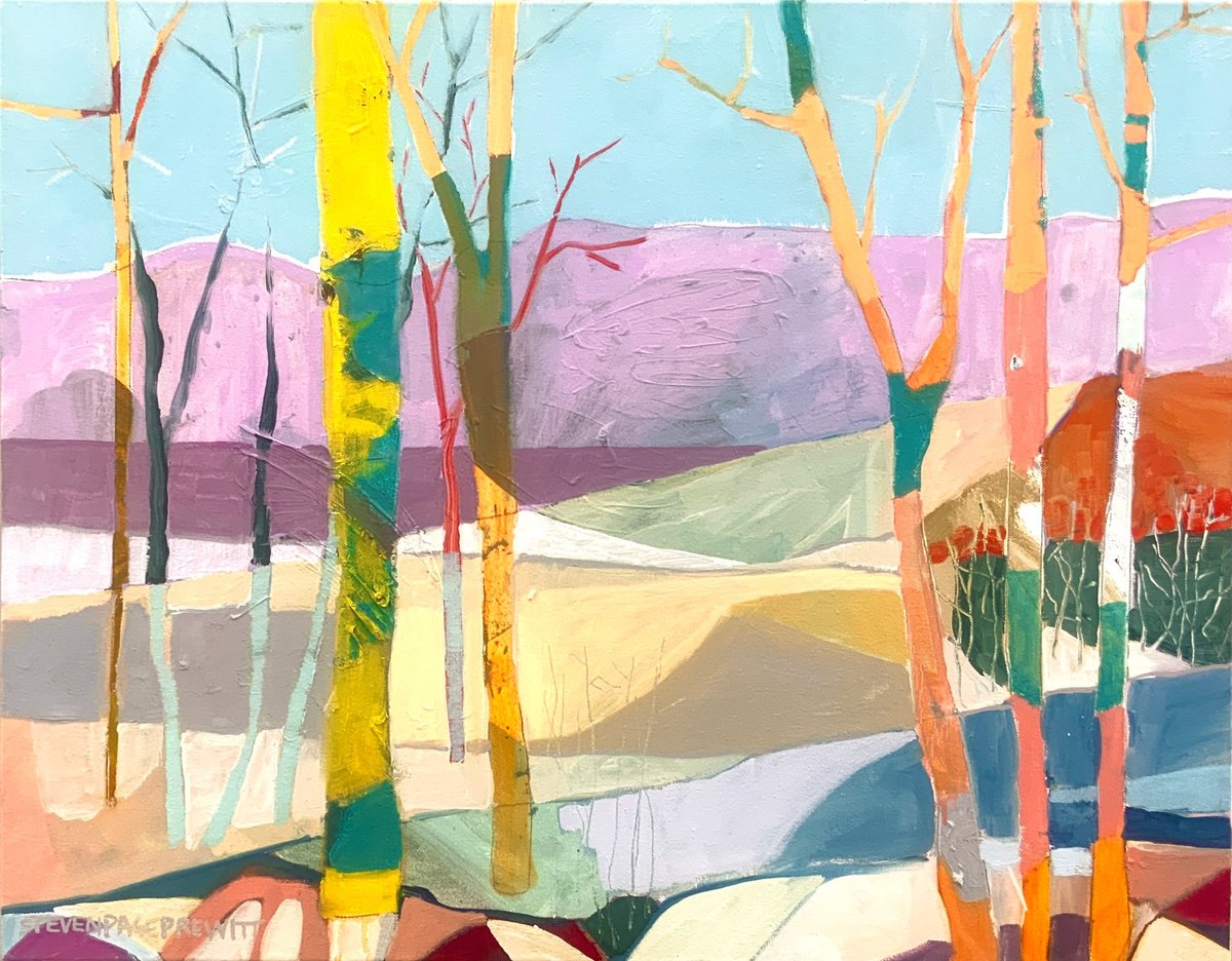 Weather We Want=Snow Melt Oil painting: Steven Page Prewitt | Artfinder