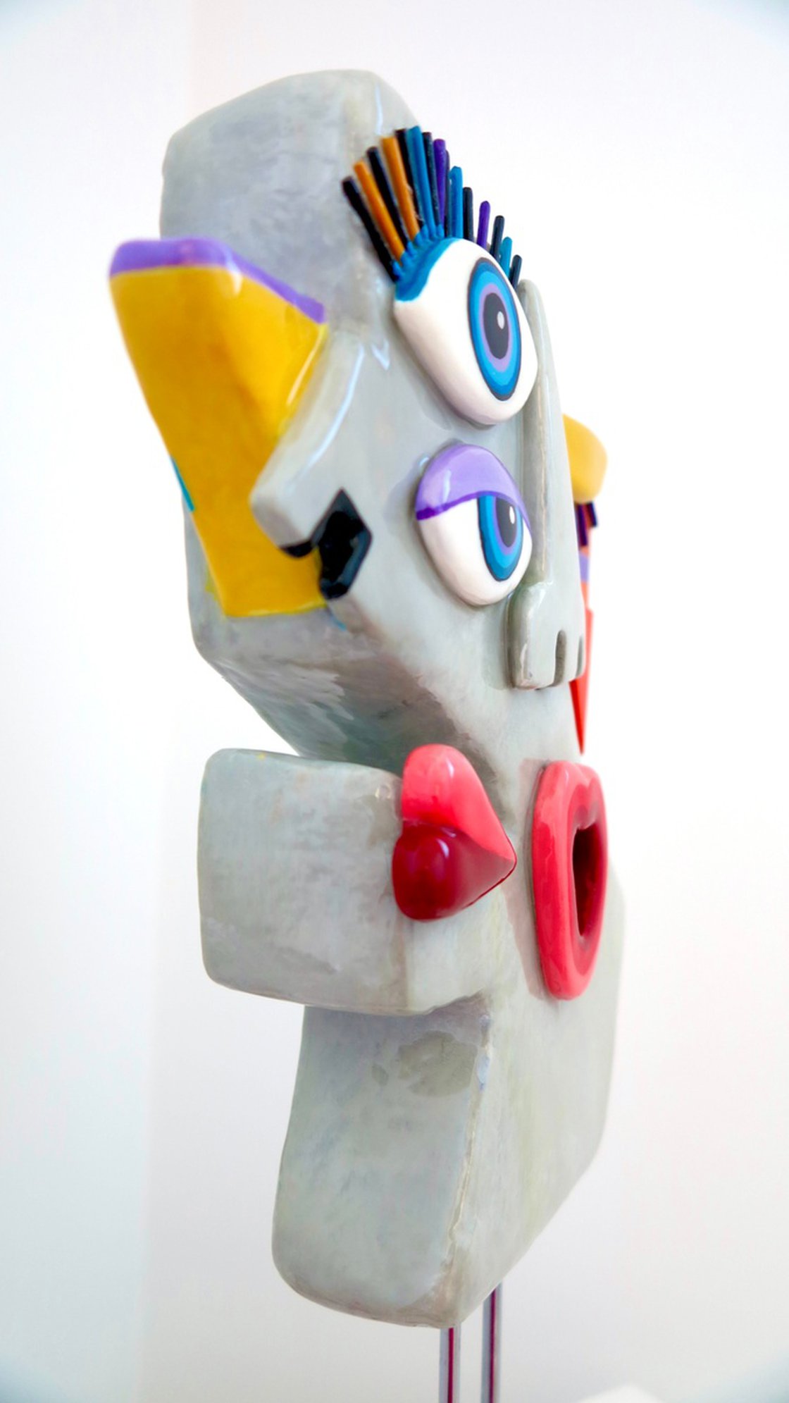 Silent confessions loud expression Mixed-media sculpture: Marilene ...