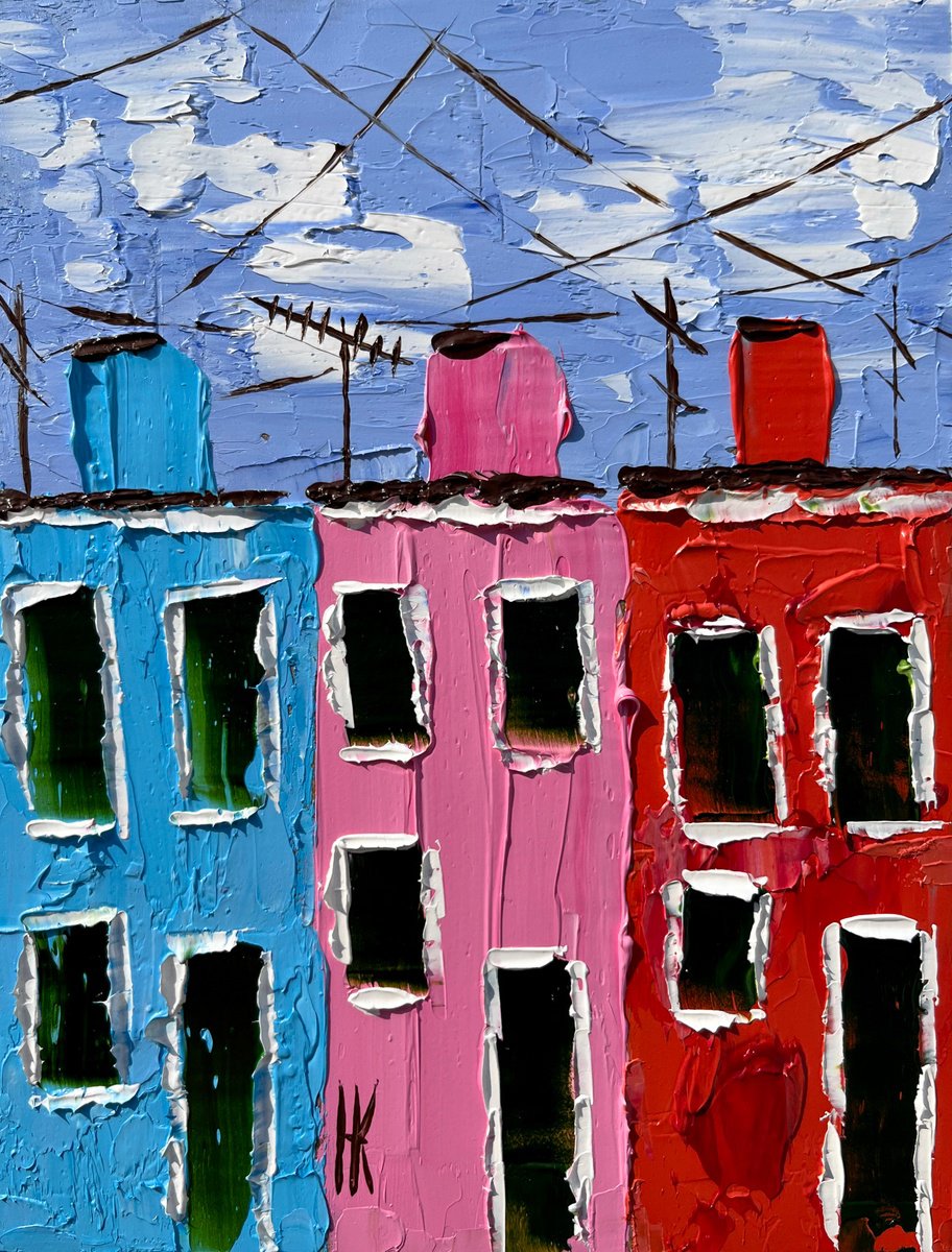 Venice Burano Oil Painting Oil painting by Halyna Kirichenko | Artfinder