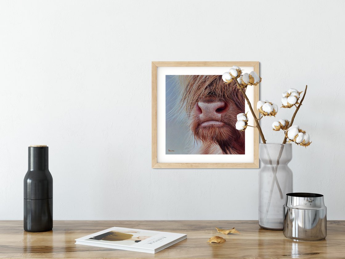 Nosey Oil painting: Sam Dolman | Artfinder