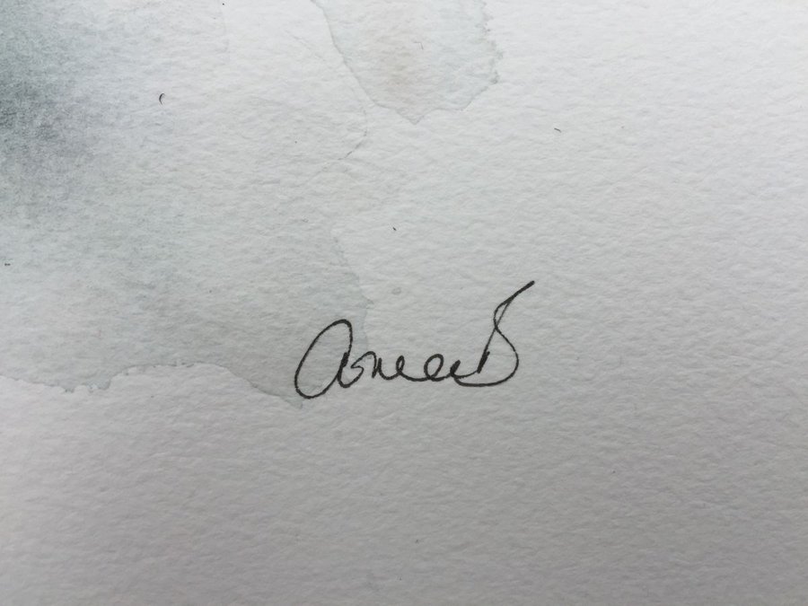 Portrait of a girl “ The Girl in Blue Socks” Watercolour by Aimee Del ...