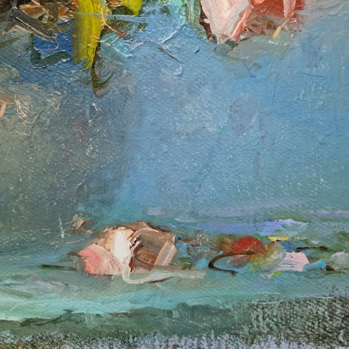 Original Oil Painting - "cara Mia" by Hennadii Penskyi