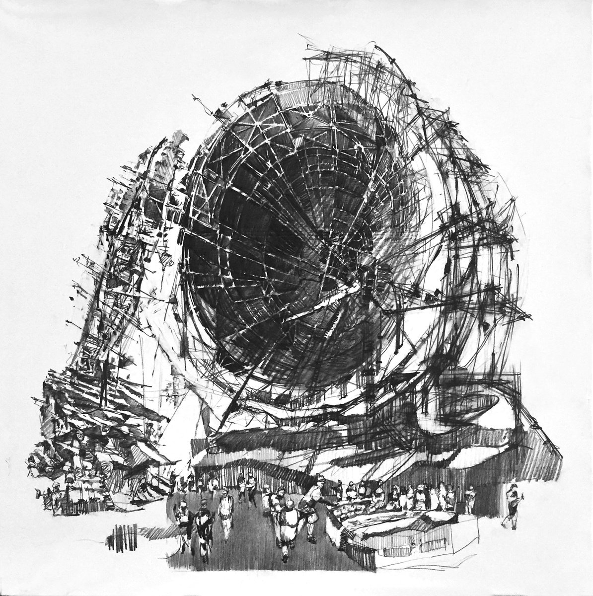 Age of the Internet Pencil drawing: Johann Zelenin | Artfinder