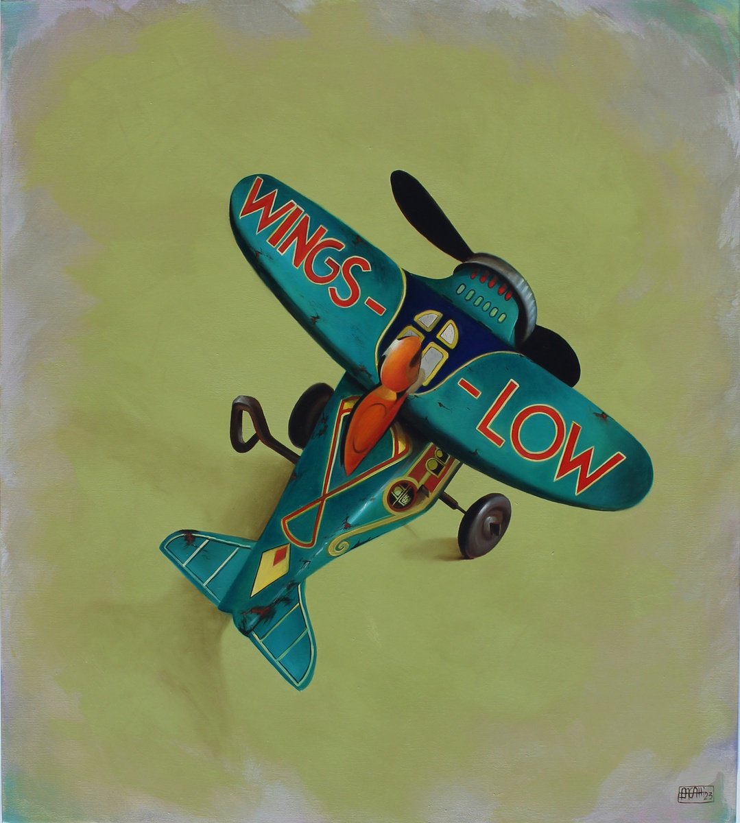 VOLARE BASSO Oil painting: Nicoletta Bagatti | Artfinder