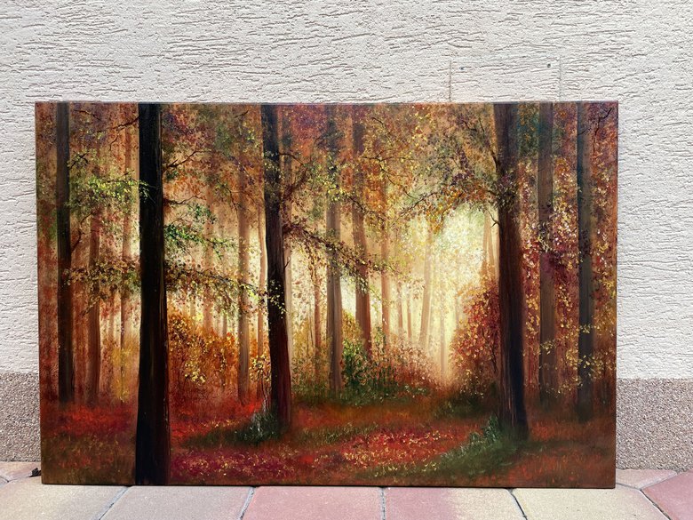 Autumn Spell - Autumn series Oil painting by Tanja Frost | Artfinder