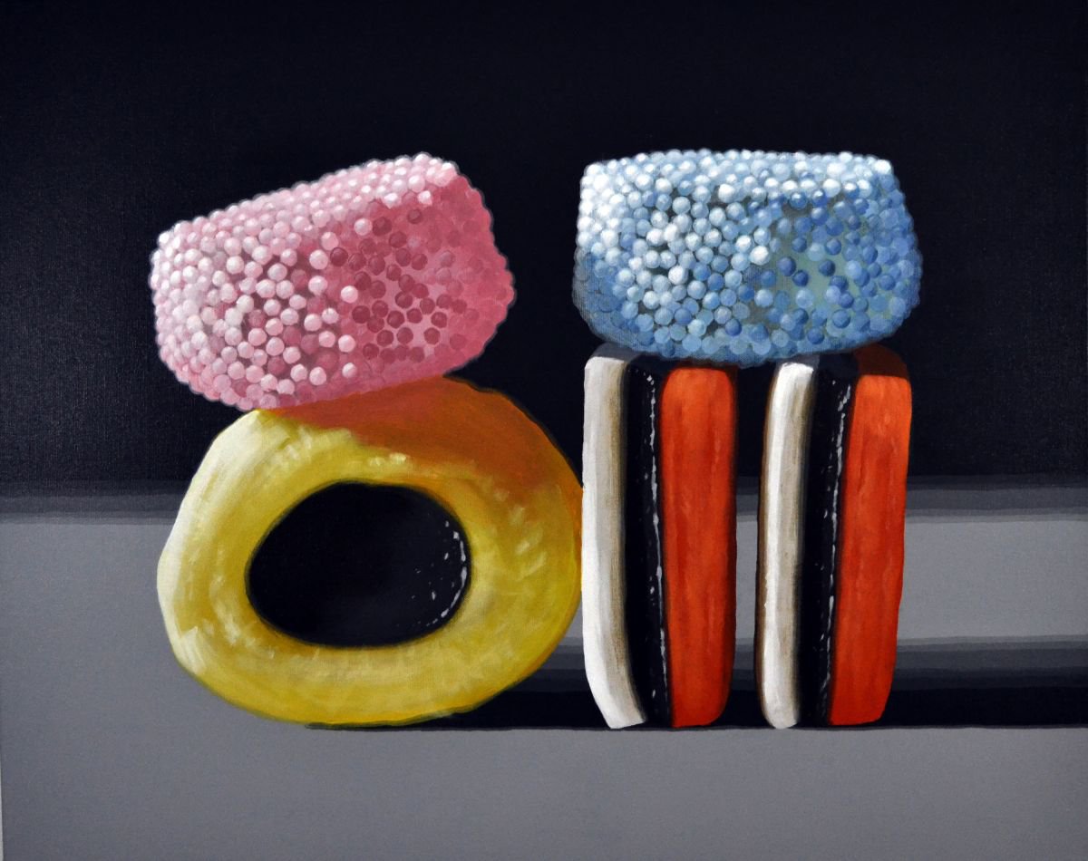 Takes Allsorts Acrylic painting by Peter Slade | Artfinder