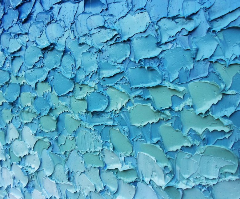 Blue Moon Oil painting: Paige Castile | Artfinder