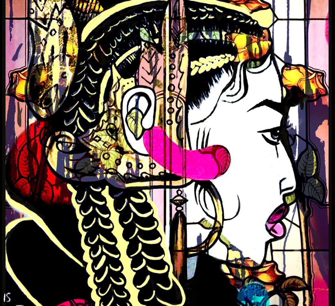 Mayan Princess Digital Art (Giclée): Alex Solodov | Artfinder