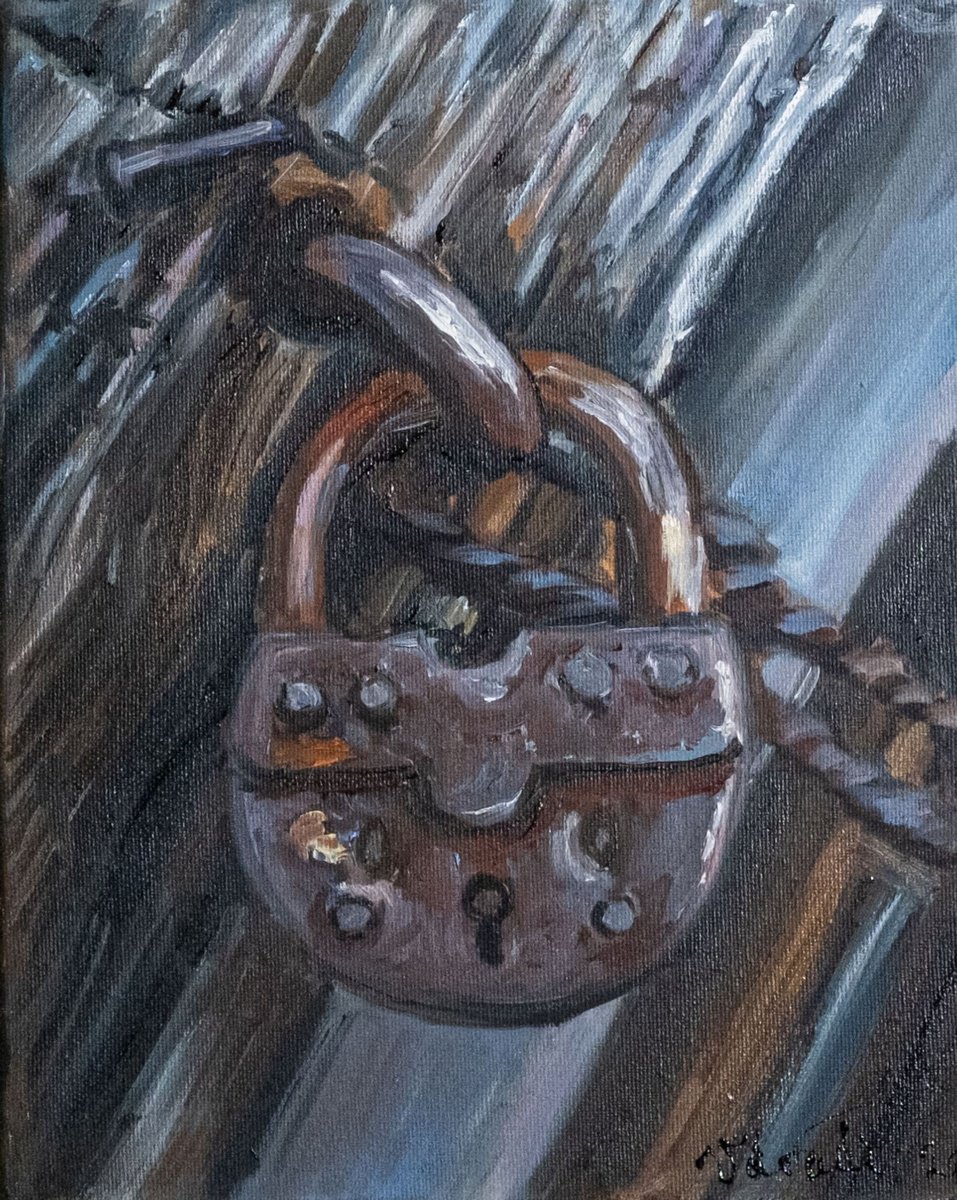 The Lock Oil painting: Catherine Varadi | Artfinder