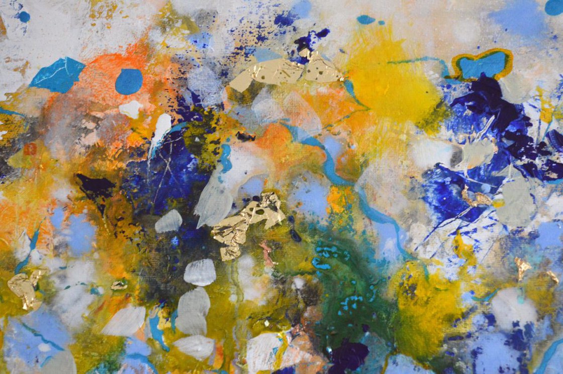 Strata 41 Acrylic painting by Tracy-Ann Marrison | Artfinder