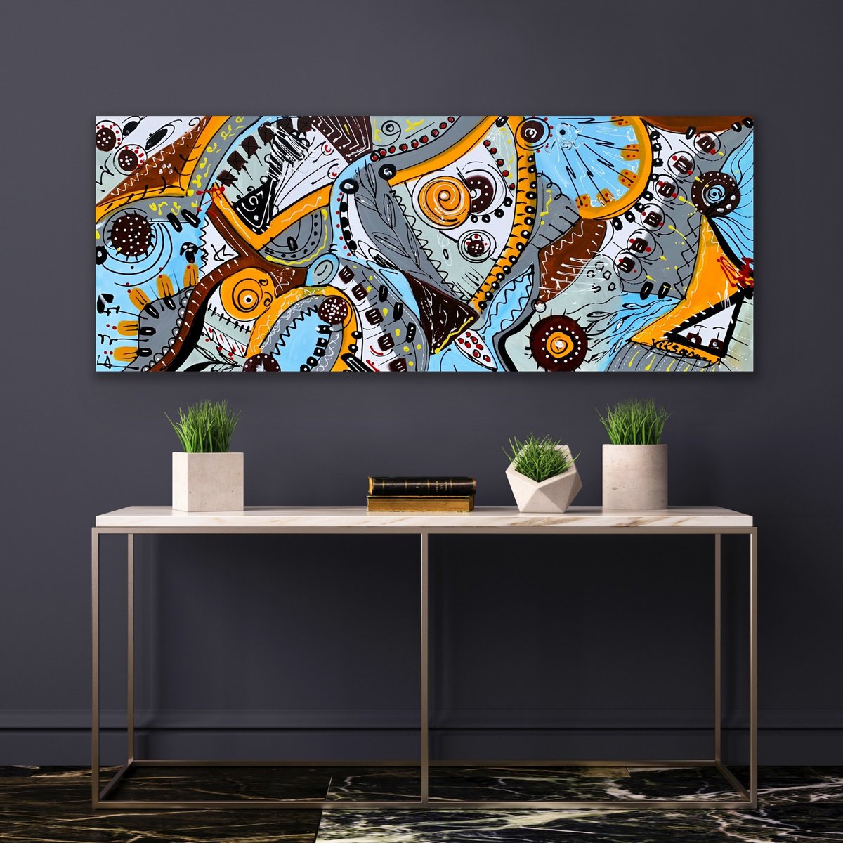 Life in Colors 80 Acrylic painting: Veronica Vilsan | Artfinder