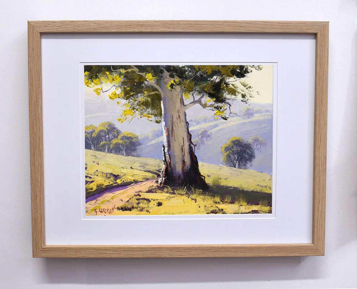 Australian Gum Tree Landscape Oil painting: Graham Gercken | Artfinder