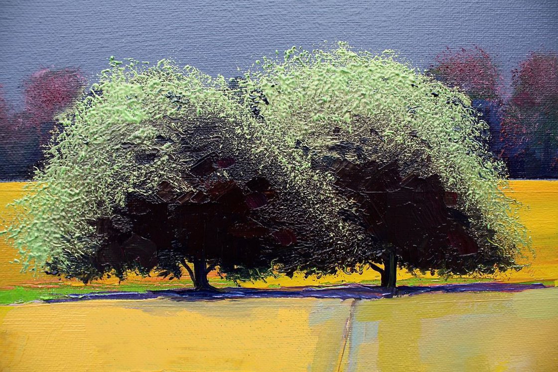 2 Trees Ultra XX Oil painting: Simon Jones | Artfinder