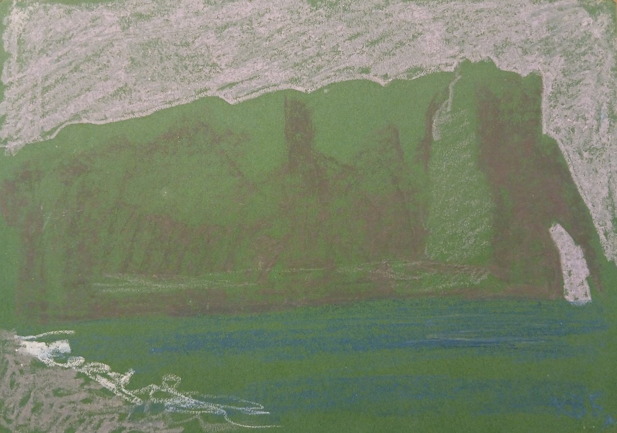 My Étretat Pastel drawing: Vasyl Koval | Artfinder