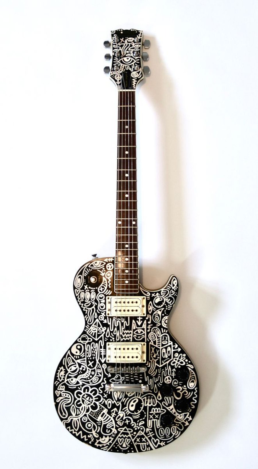 Electric Guitar Doodle Sculpture by Luke Crump | Artfinder