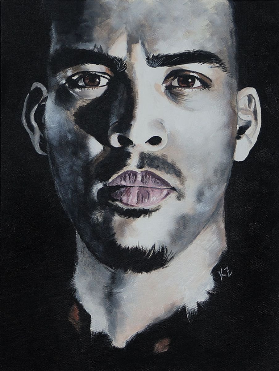 Spenelo (PORTRAIT SERIES #1) Painting by Nymira Gray | Artfinder