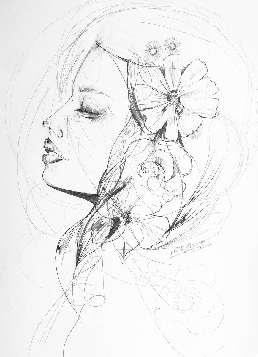 Original drawing for 'Drenched' Pencil drawing: Holly Sharpe | Artfinder