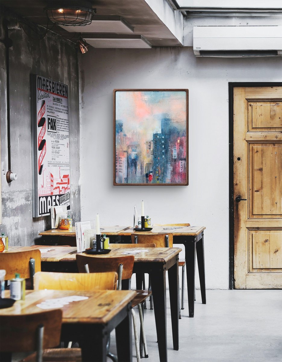 City whisper Acrylic painting: Tanja Rösner | Artfinder