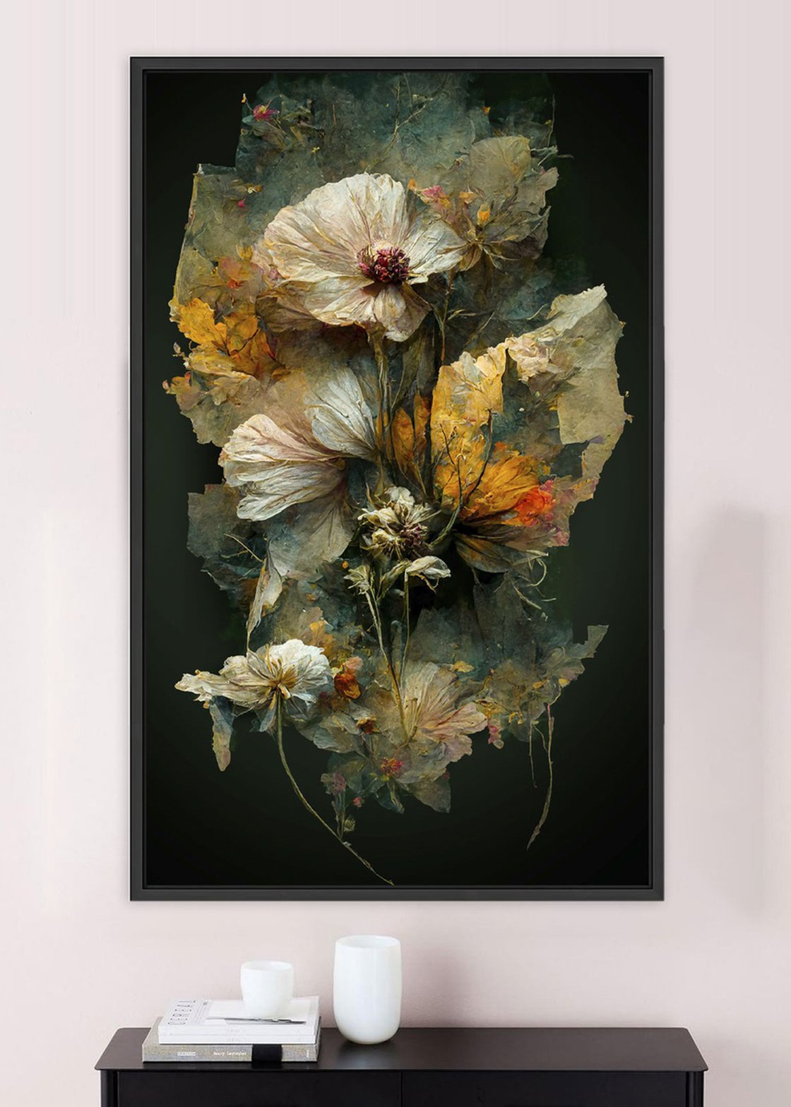 Floral Decay XXIII Mixed-media painting: Teis Albers | Artfinder